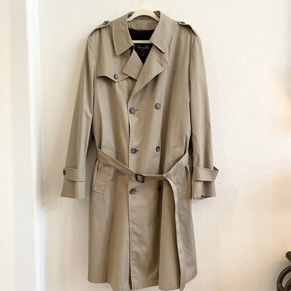 Botany 500 | Jackets & Coats | Vintage Botany 50 Mens Trench Coat ...